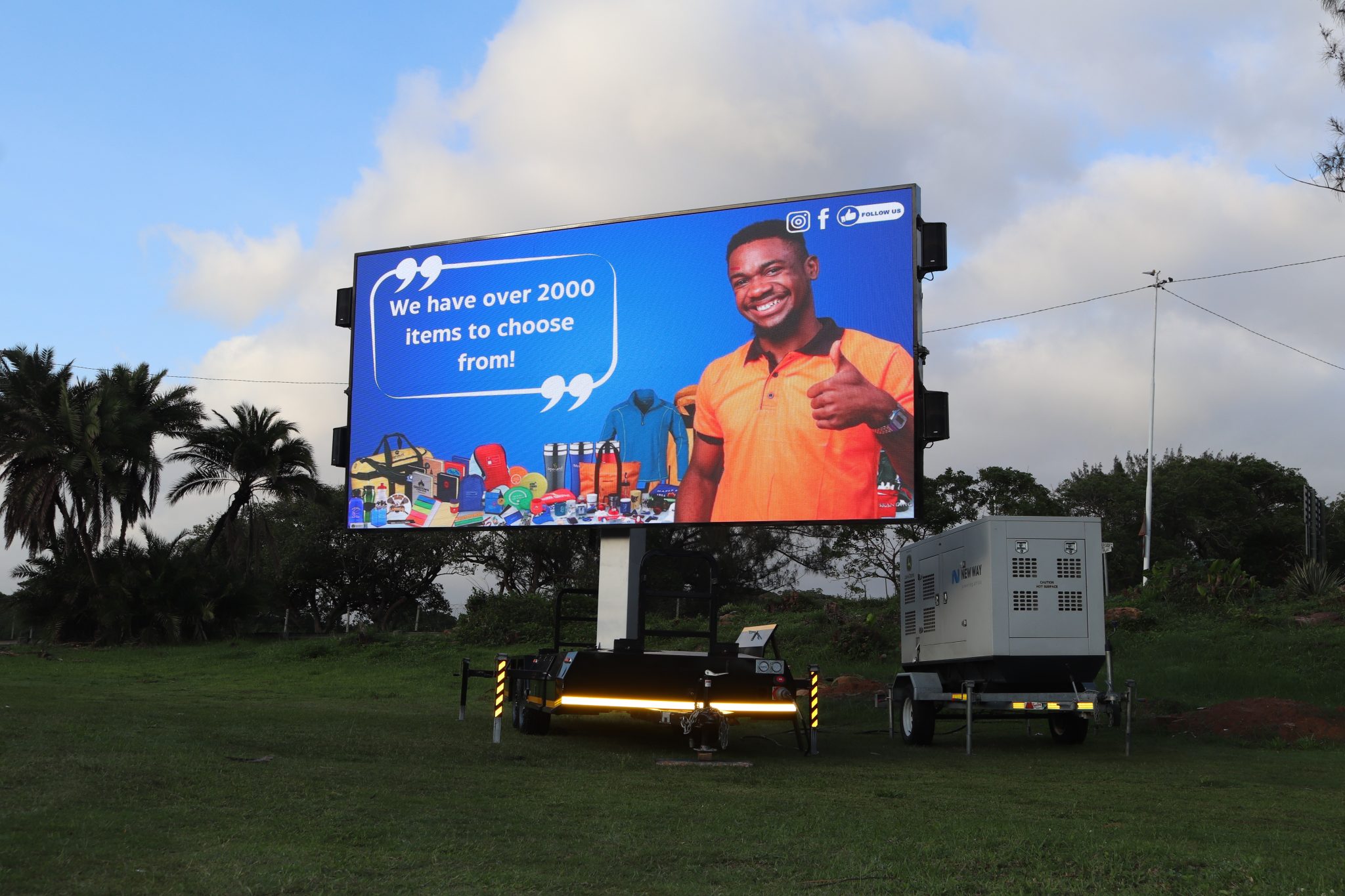 Mobile LED Trailer Screens for Hire | SplashOut AV